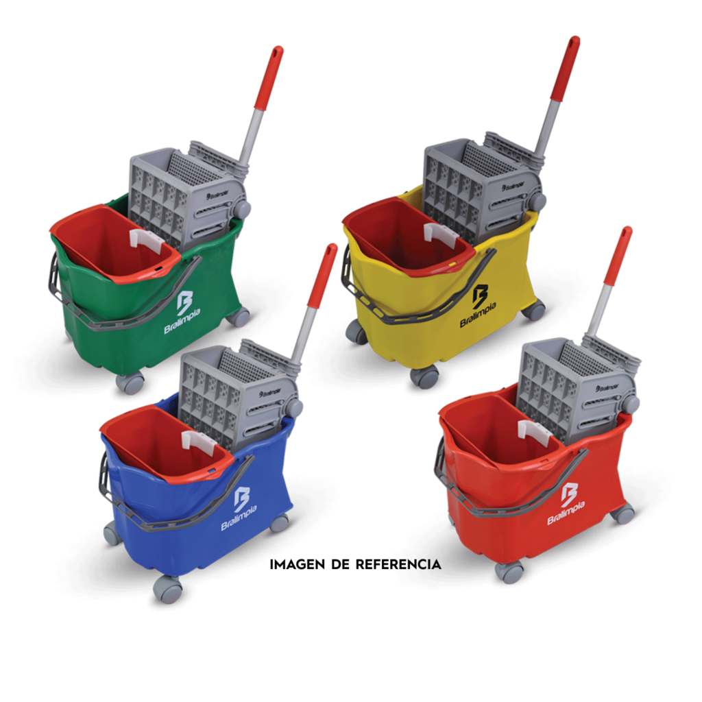 Balde doble con prensa escurridora (20 litros) - DUMOX PRO | Higiene ...